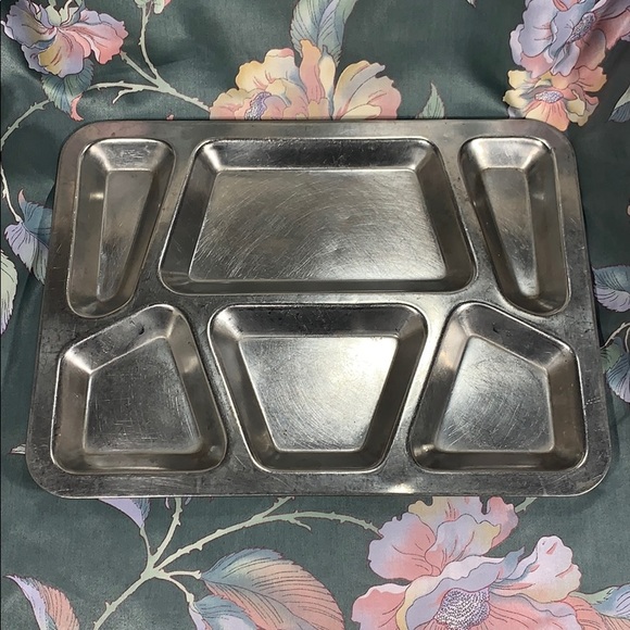 Vintage | Dining | 941 Military Cafeteria Serving Tray | Poshmark